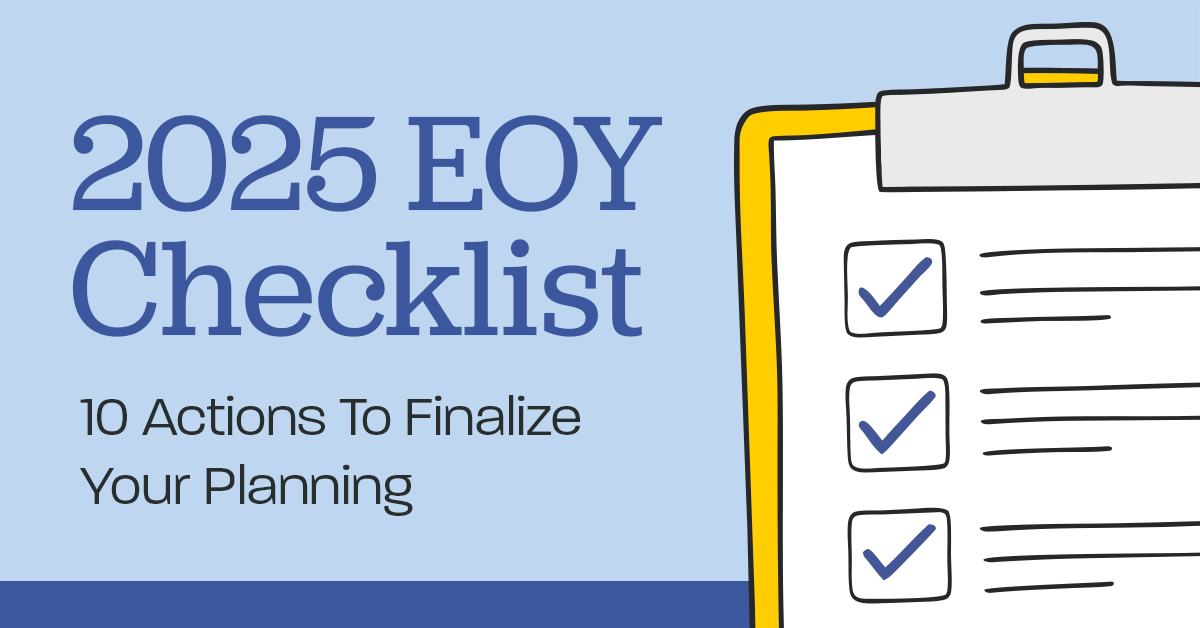 2025 Giving Tuesday and EOY Checklist: Finalize Your Plan